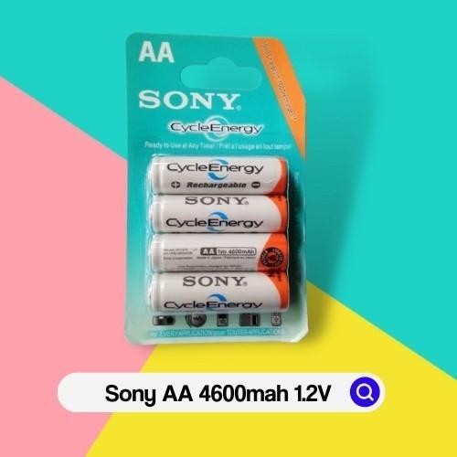 Jual Baterai Sony Rechargeable AA isi 4 (4600mAh) / AAA isi 4 (4300mAh ...