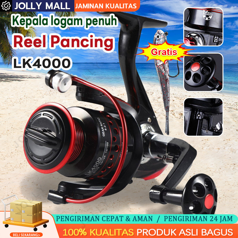 Jual Reel Pancing LK Putar Rell Rill Pancing Katrol Kerekan Pancing ...