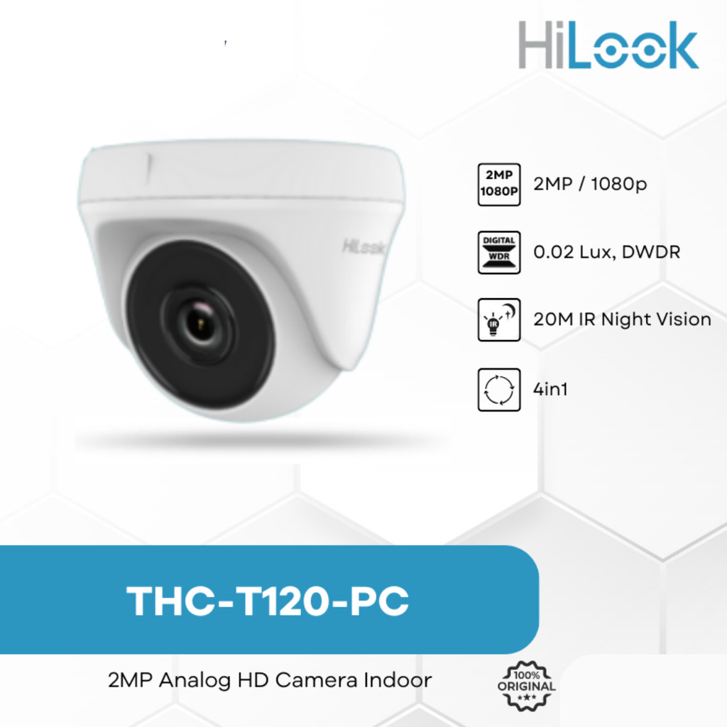 Jual Camera Hilook 2MP THC-T120-PC Indoor | Shopee Indonesia