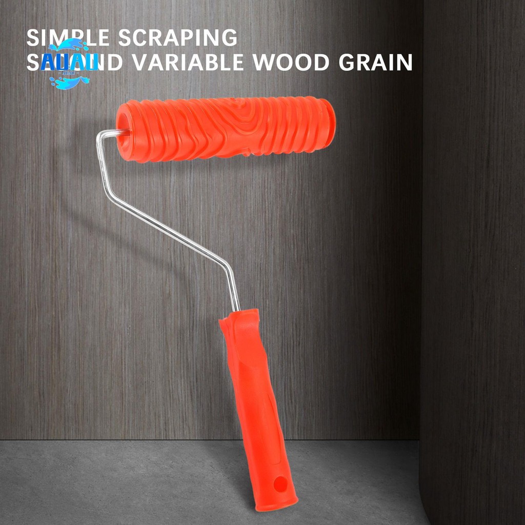 Jual AUAU-Imitation Wood Pattern Tool Set Eg300t 7 Inch Rubber Roller ...