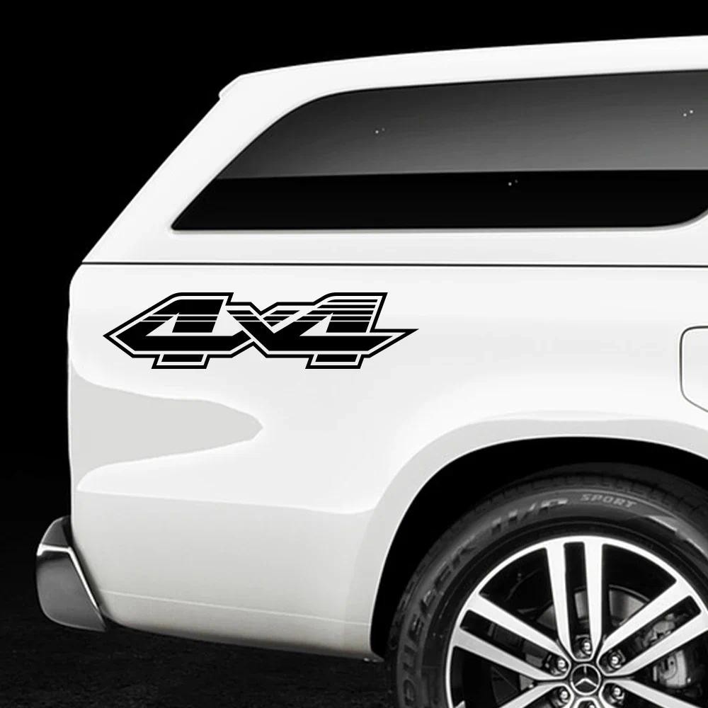 Jual 2Pcs 40x9,7cm Stiker Garis 4X4 Mobil, Stiker Decal Truk Pickup ...