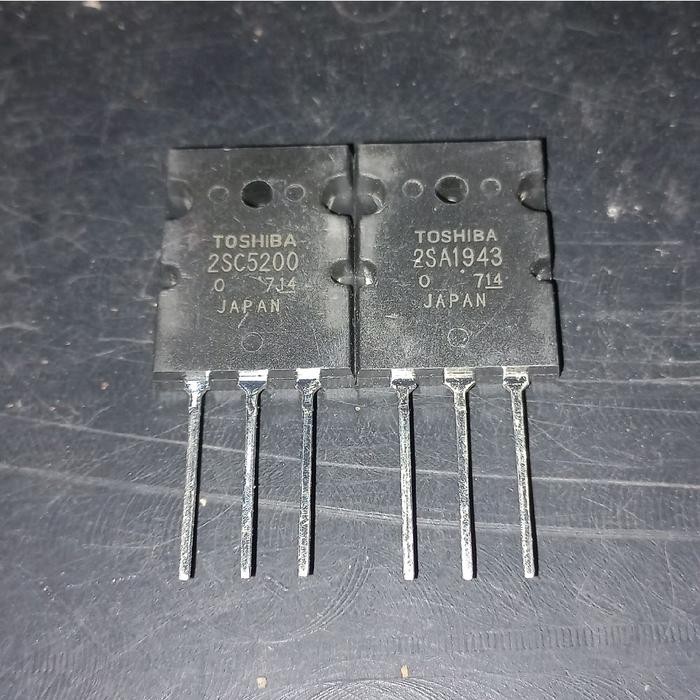 Jual transistor final ORI toshiba C5200 A1943 C 5200 1943 ORIGINAL Lot ...