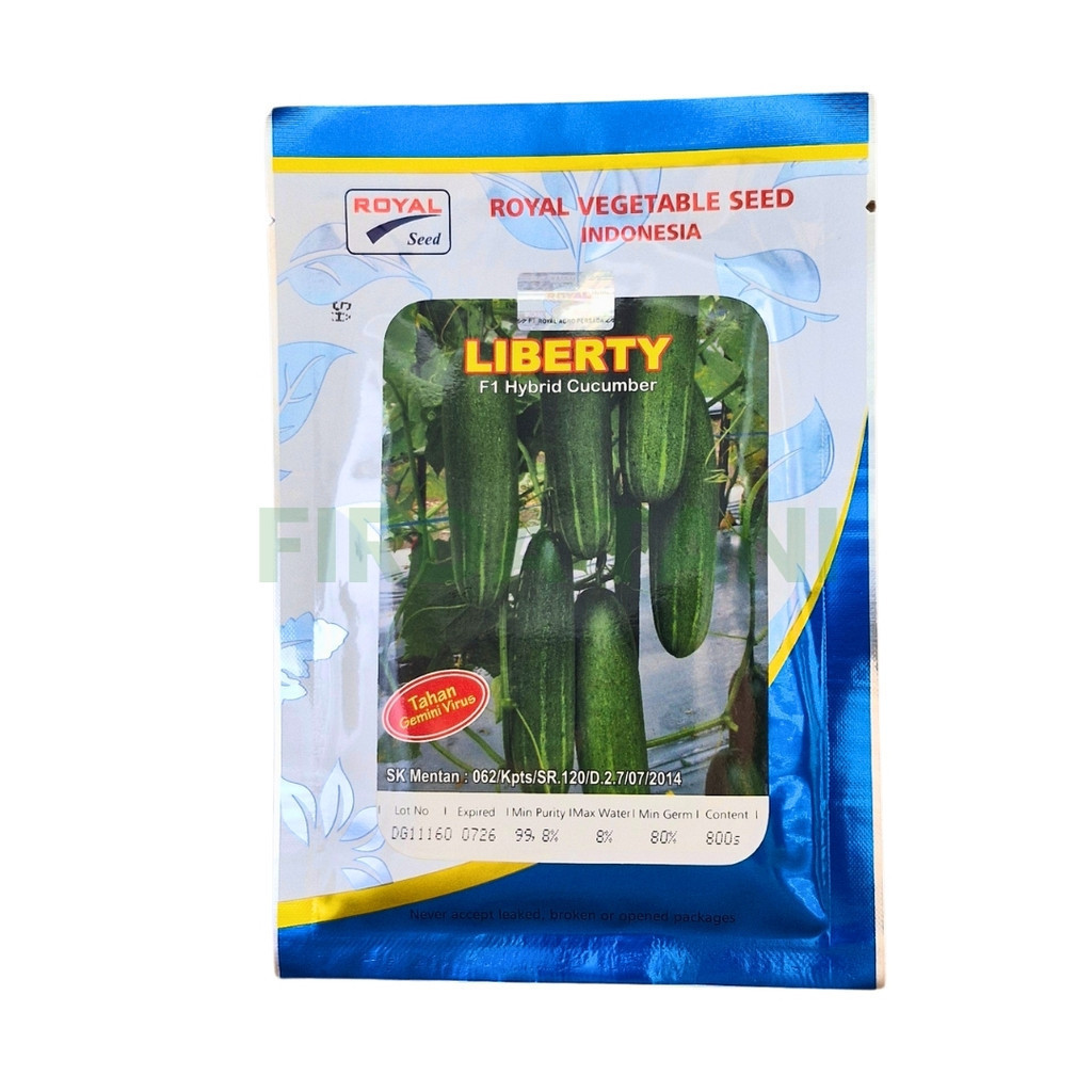 Jual Benih Timun Liberty 20gr Original Royal Seed Panen Cepat dan ...