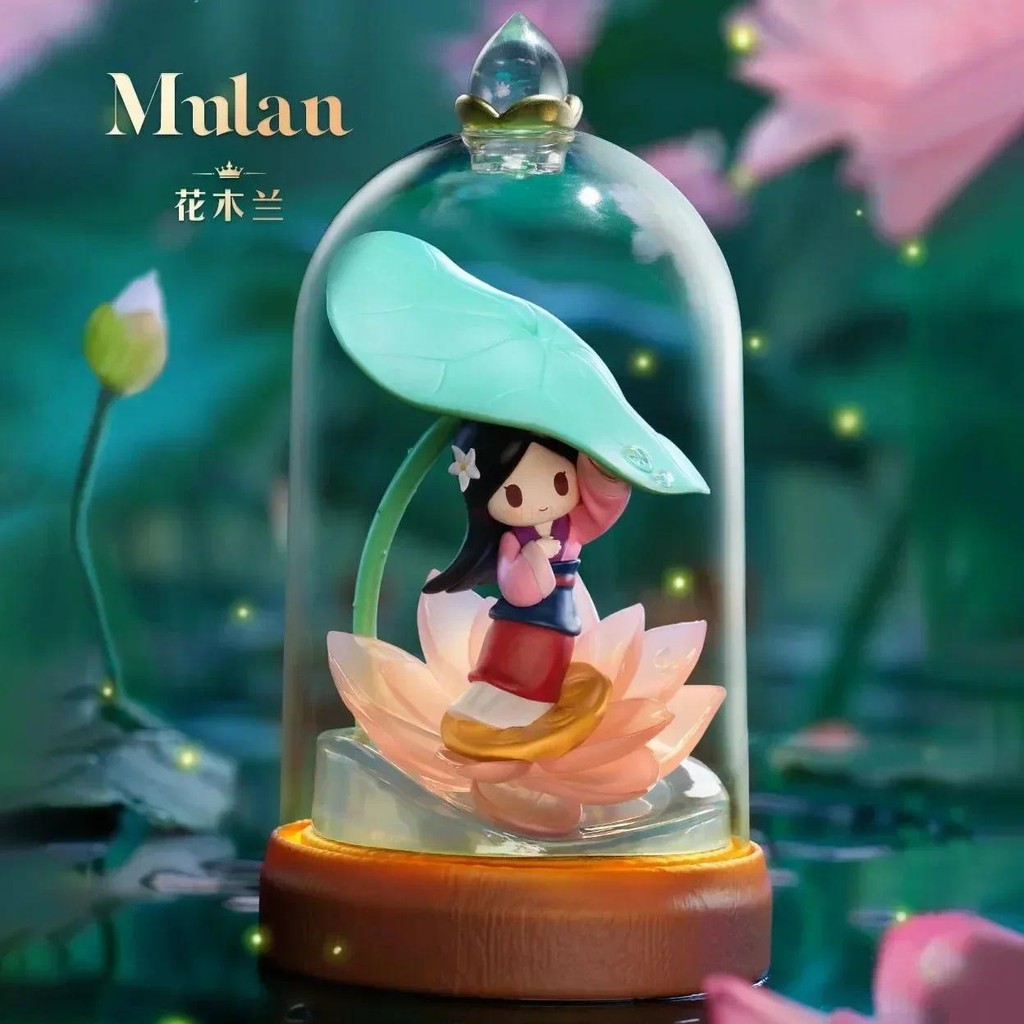 Jual New Disney Princess Blind Box Glazed Flower Shadow Series ...