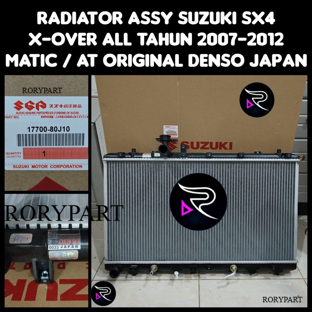 Jual RADIATOR ASSY SUZUKI X-OVER SX4 2007-2012 MATIC ORIGINAL DENSO ...