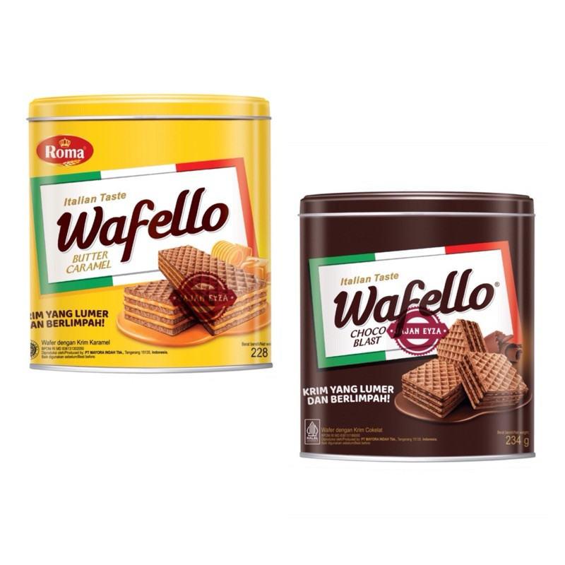 Jual MAYORA WAFELLO KALENG WAFER WAFELO KALENG ROTI KALENGAN JAJAN ...