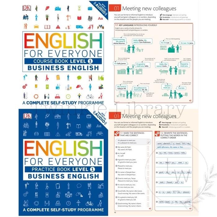 Jual buku fisik English for Everyone Business Level 1 & 2 Course Book ...