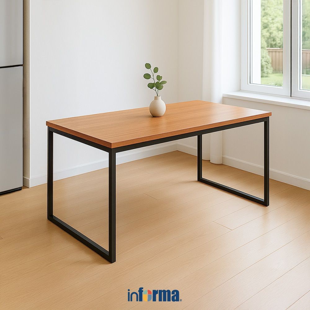 Jual Informa Melville Meja Makan - Cokelat Dining Table Dinner Table ...