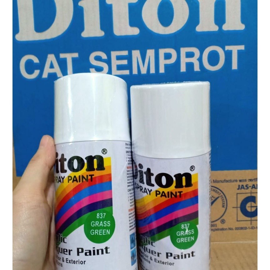Jual Pilox Pilok Cat Semprot DITON Spray Paint - 837 GRASS GREEN ...