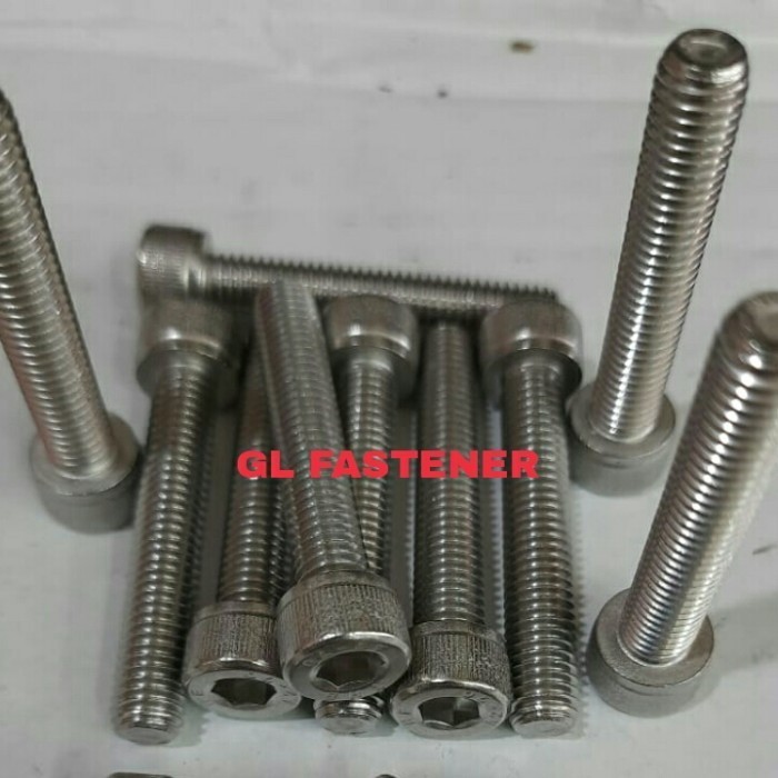 Jual Baut L M4 x 35 Stainless Steel Socket Cap Screw SUS 304 anti Karat | Shopee Indonesia