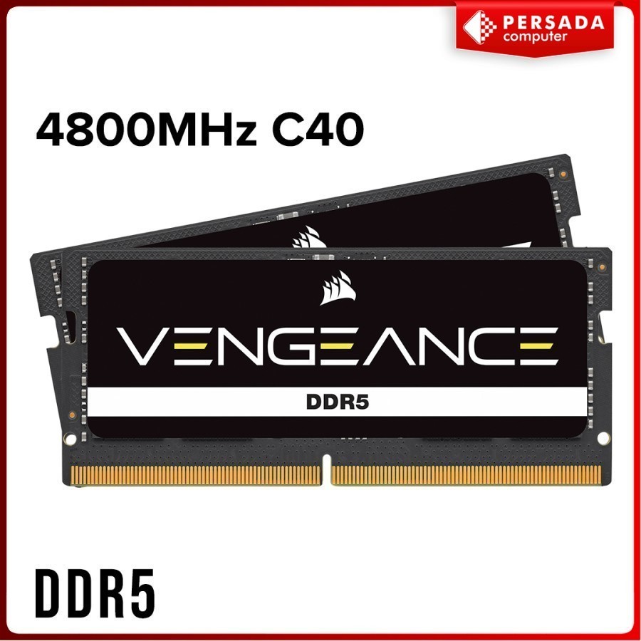 Jual CORSAIR VENGEANCE DDR5 SODIMM 32GB (2x16GB) DDR5 4800 C40 | Shopee ...