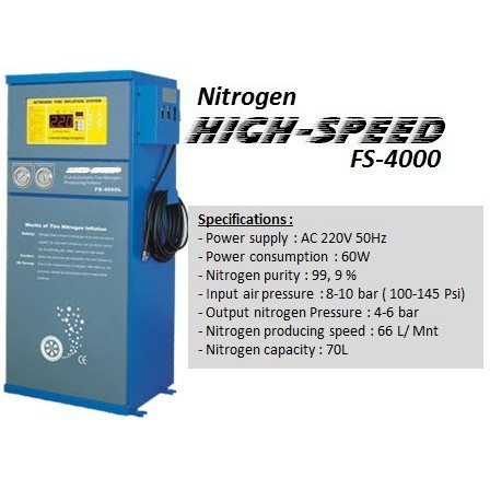 Jual mesin nitrogen hightspeed fs4000/mesin nitrogen fs4000 | Shopee ...