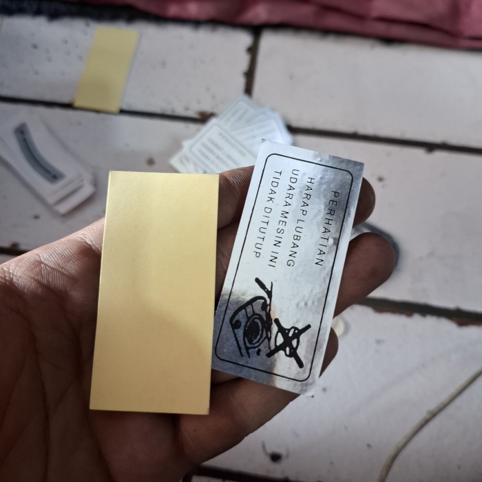 Jual sticker warning perhatian lubang hawa vespa excel px exclusive ...