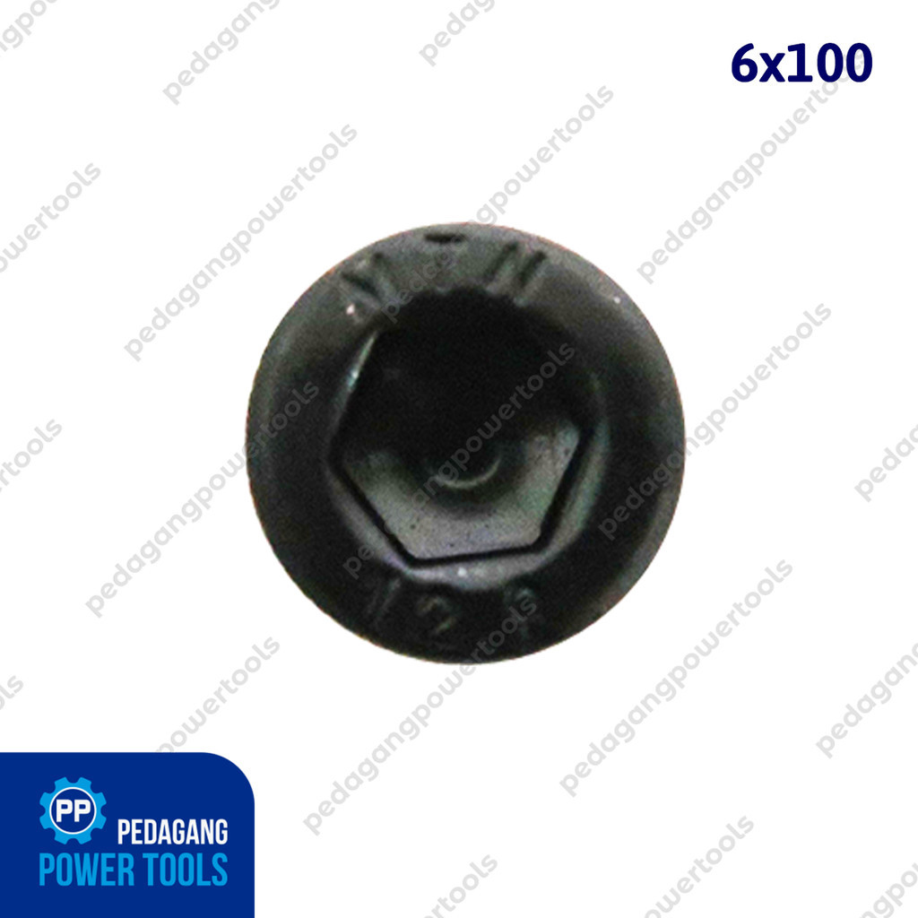 Jual JP Baut L M6 x 100 mm Isi 10 pcs Baja Hitam Hex Socket Head Cap Screw 6x100 Hexagon Skrup ...