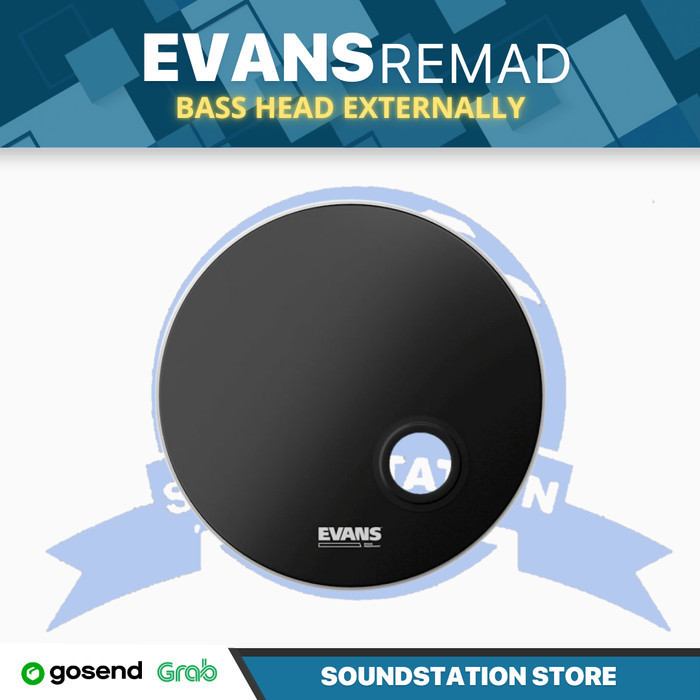 Jual EVANS Remad Bass Drum Head - Membran Bass Drum | Shopee Indonesia