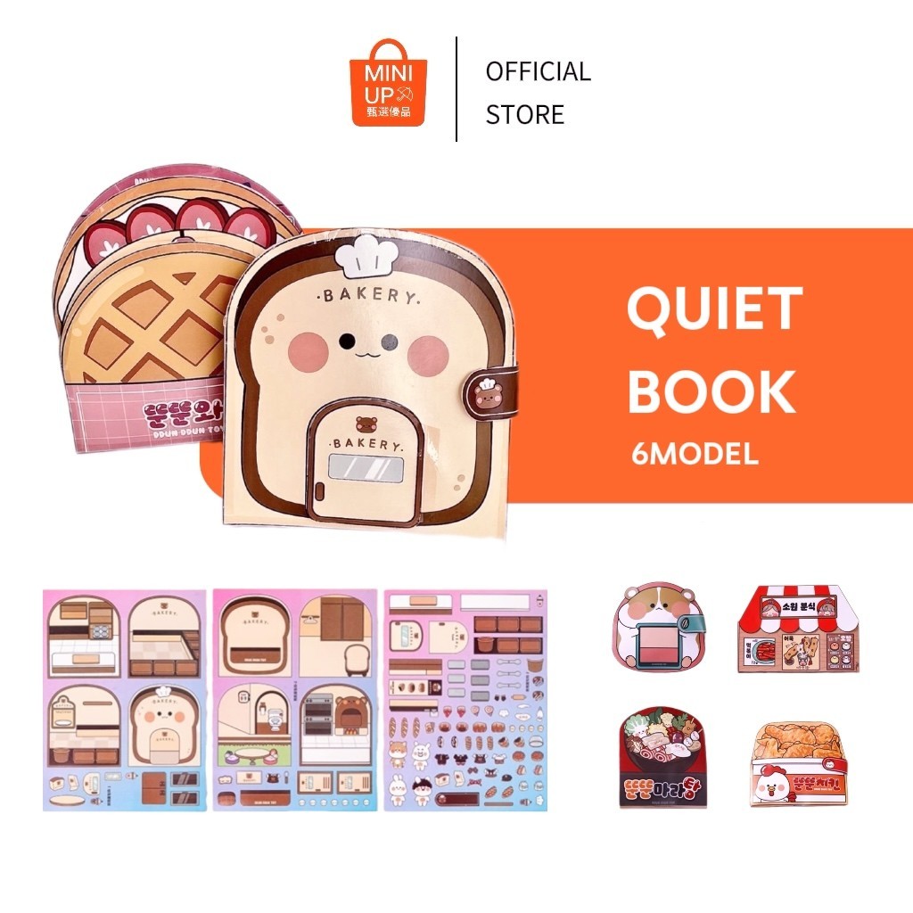 Jual Mainan Anak Quiet Book Kertas Mainan Board Book Quiet Book Bentuk ...