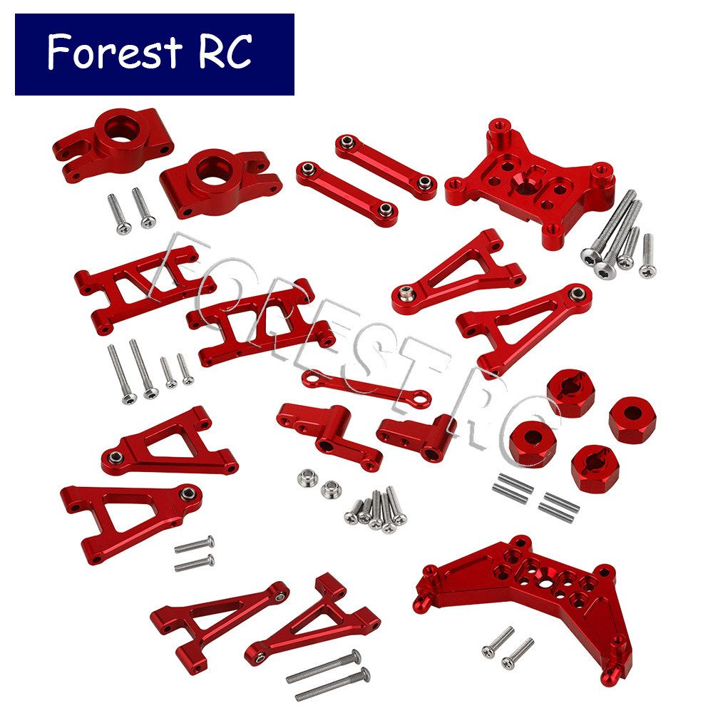 Jual MJX Hyper Go 14303 14302 14301 Metal Steering Cup Shock Tower Brackets Front Rear Upper Low ...