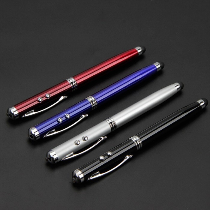 Jual Stylus Pen 5 In 1 Pulpen Touchscreen Dengan Red Laser Senter ...