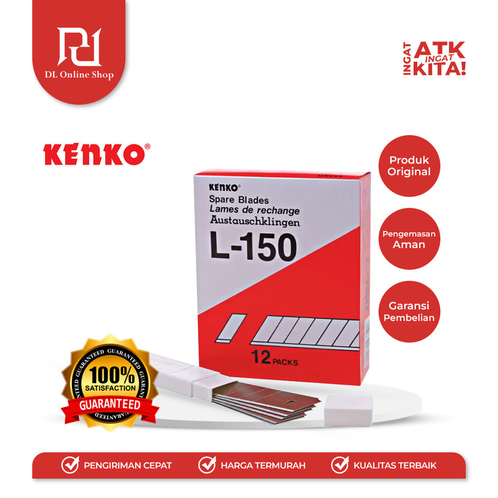 Jual KENKO ISI CUTTER L-150 (1TUBE) | Shopee Indonesia