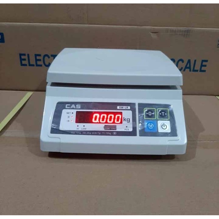 Jual timbangan meja/barang/walet CAS SW-1LR LED DD | Shopee Indonesia