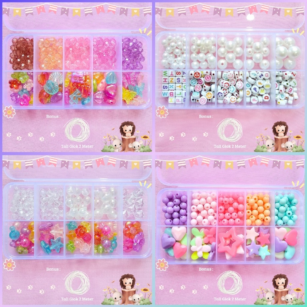 Jual Manik Mote 1 Set / DIY Manik Manik Set Aesthetic - 1 Set DIY Manik ...