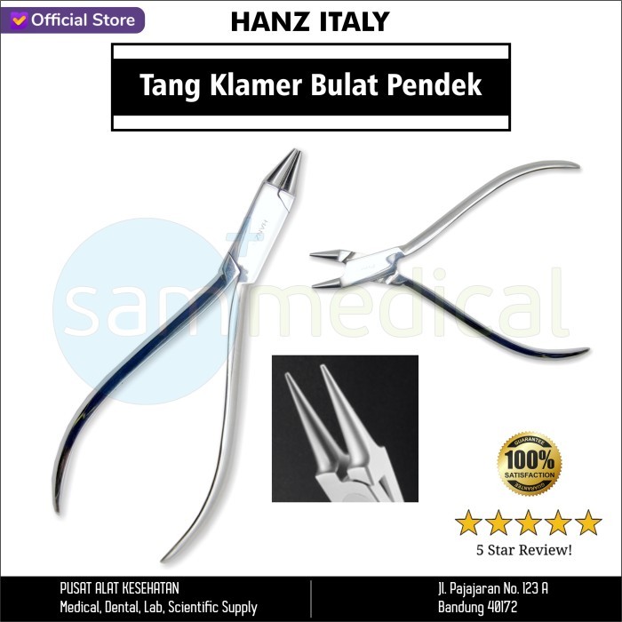 Jual Hanz Italy Tang Klamer Dental - Tang Orthodontic Bulat | Shopee ...