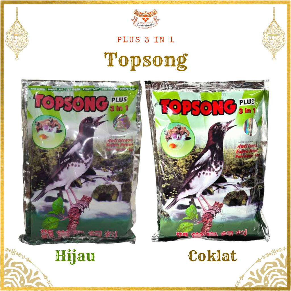 Jual Topsong Voer Burung Kicau Murai Kacer Jalak 450gr | Shopee Indonesia