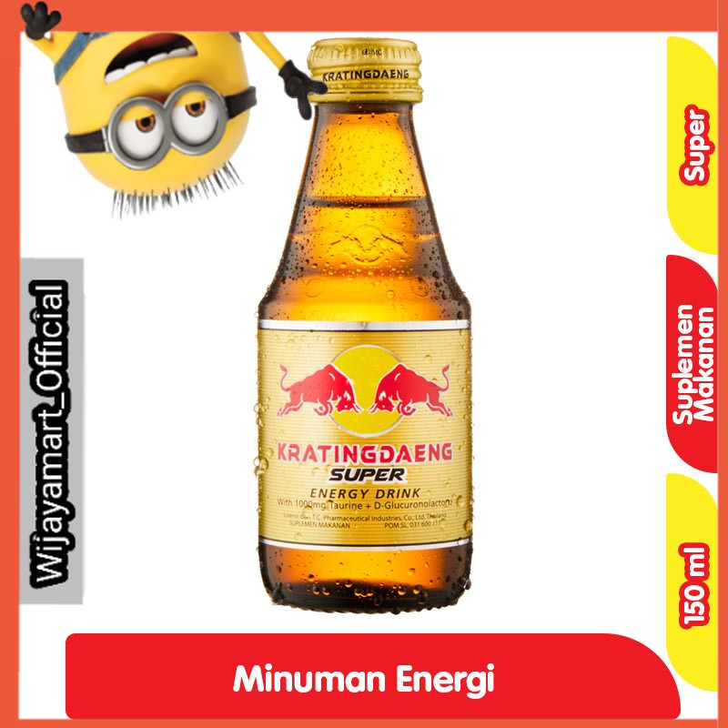 Jual Kratingdaeng Super Minuman Energi Botol 150 ml | Shopee Indonesia