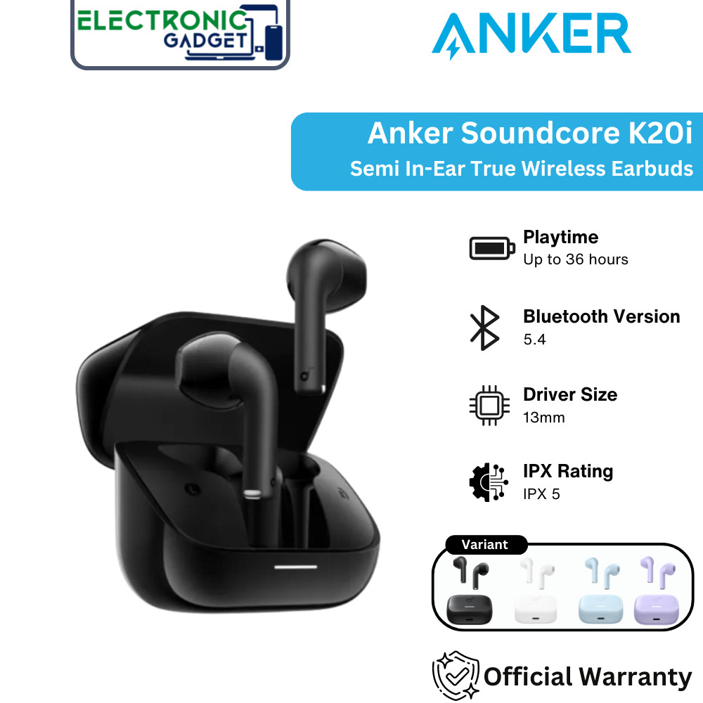 Jual Anker Soundcore K20i TWS True Wireless In-Ear Earbuds Earphone ...