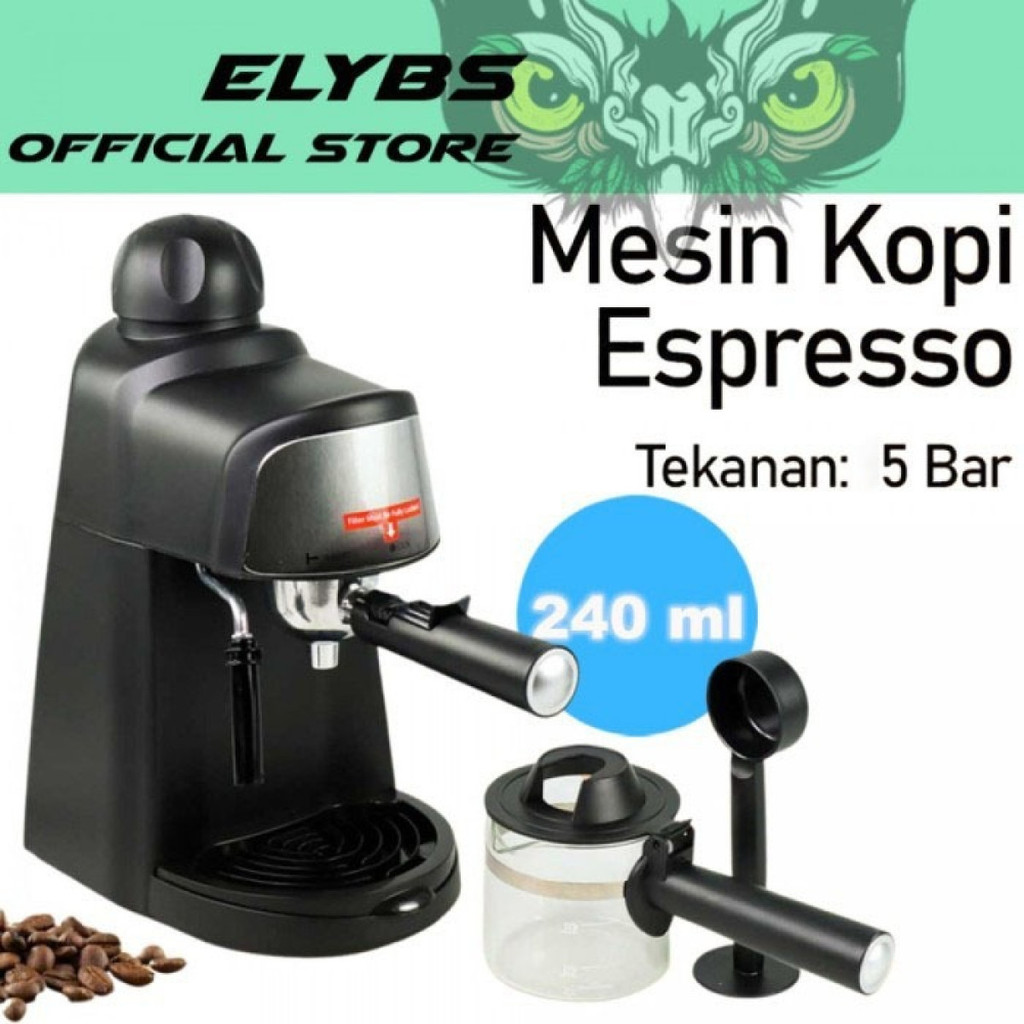 Jual Mesin Kopi Espresso Cappucino Coffee Machine Dan Steam Wand 800W ...
