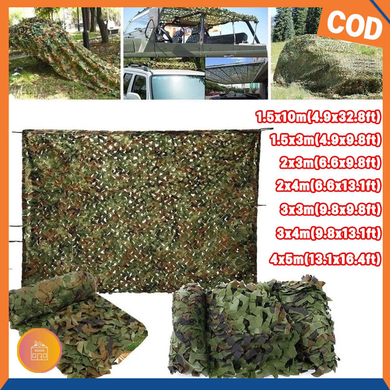 Jual Tenda Jaring Kamuflase /Jaring peneduh /Camping Militer /amouflage ...