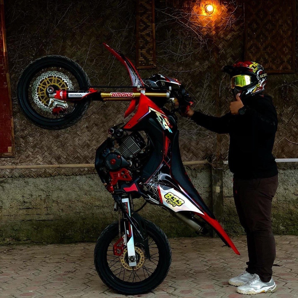 Jual Decal/Stiker WR155/Gordon/ D'Tracker /CRF /KLX BF full body(Bisa ...