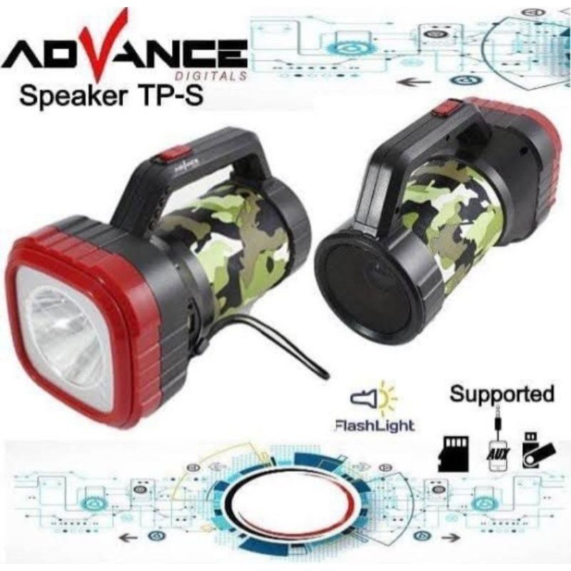 Jual Speaker Advance TP S BT plus Lampu Senter LED Portable free ...