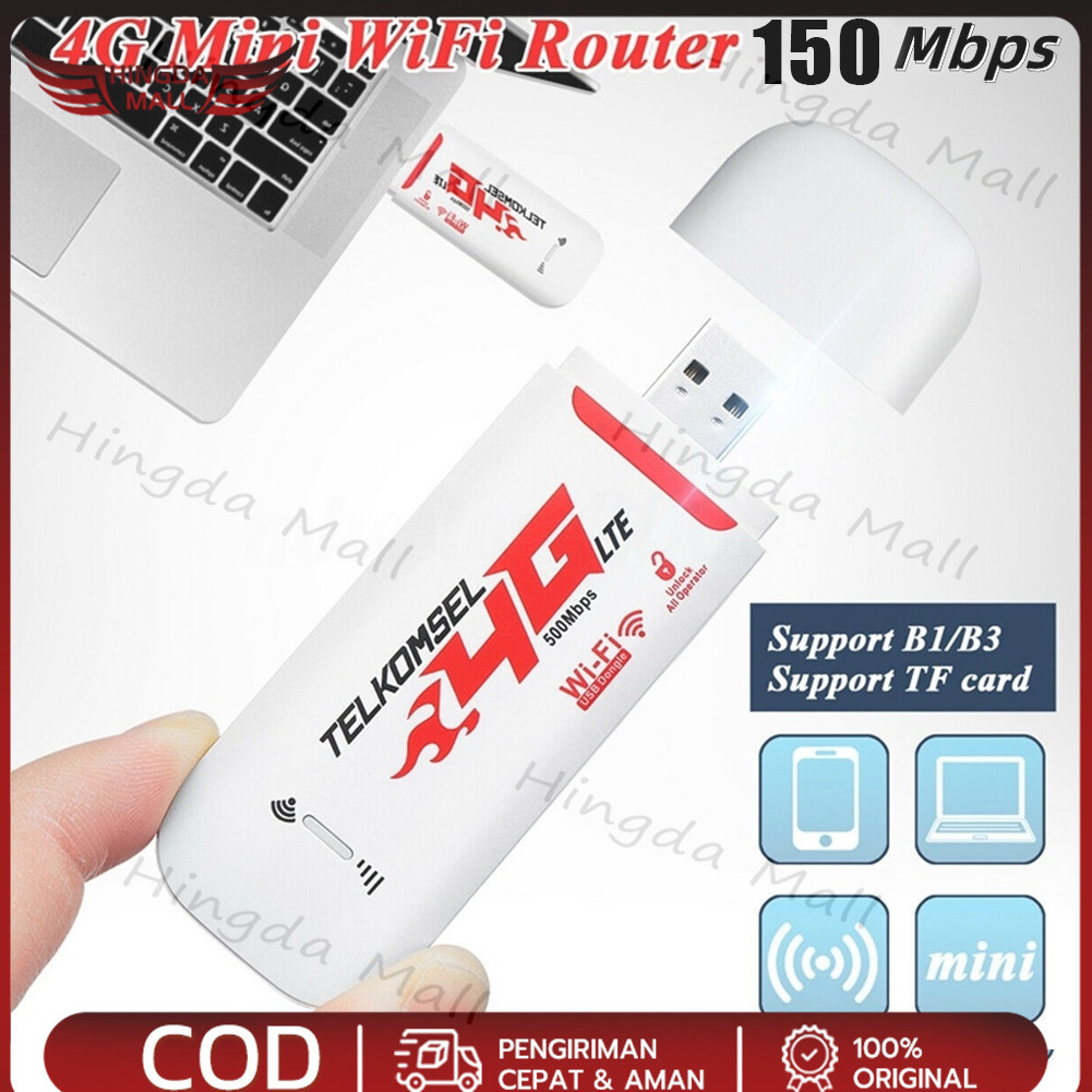Jual Modem Wifi 4G Wingle USB Mifi All Operator 150Mbps Modem WIFI USB ...