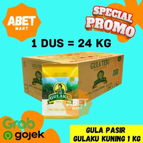 Jual Gulaku Kuning 1 Dus 24Kg - 24 Kg Pcs Gula Pasir Sweet Pak Manis ...