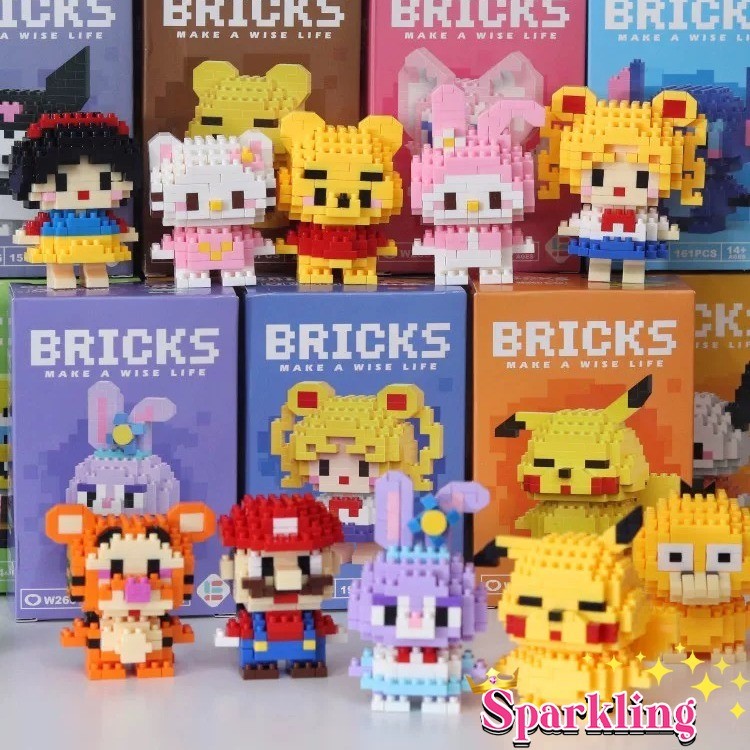 Jual Nano bricks Model BEAR Nano Block Edukasi Anak DIY Bricks Mini ...