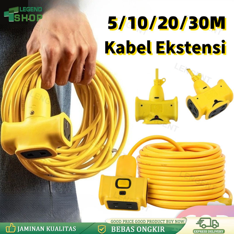 Jual COD 30m mtr Kabel Ekstensi 1.5 mm Cable Extension Sambungan Kabel ...