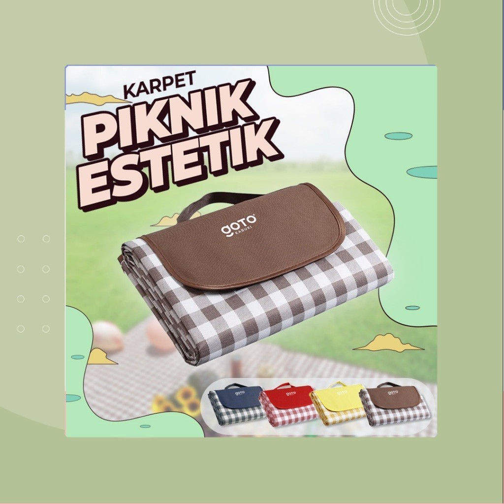 Jual Goto Kabuki Picnic Mat Tikar Lipat Karpet Piknik Tebal Waterproof ...
