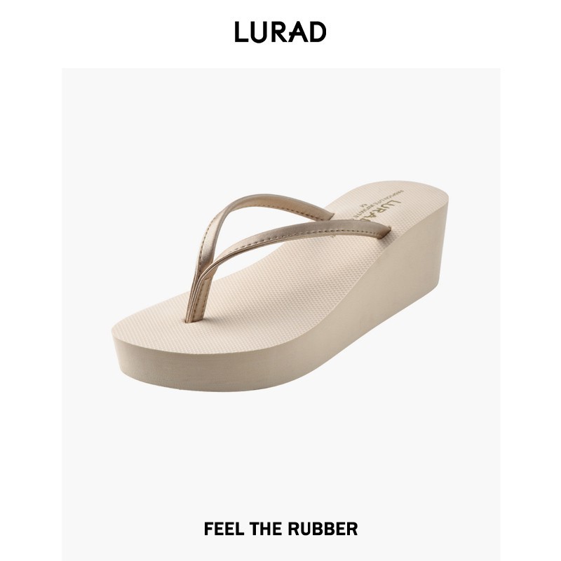 Jual LURAD Sandal Wedges Wanita BHB Sandal Jepit Model Tinggi Premium ...