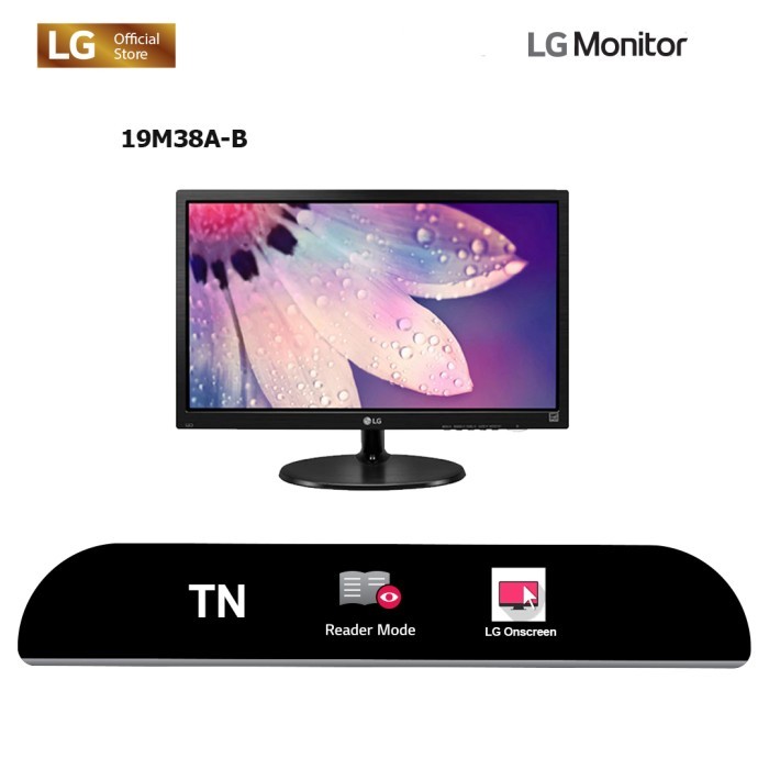 Jual LG 19M38A-B 18.5" HD LED Monitor | Shopee Indonesia