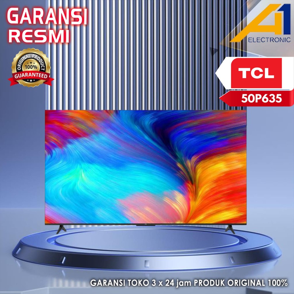 Jual TCL LED TV 50P635 Smart Google TV 50 Inch 4K UHD HDR | Shopee ...