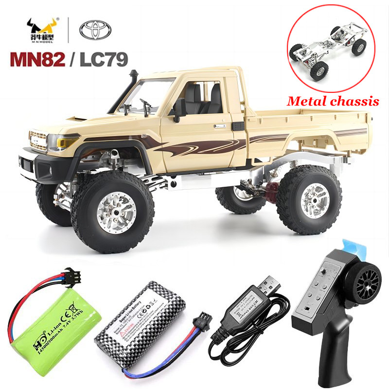 Jual Metal MN82 1:12 Retro Rc Car with LED Lights Full-scale Simulation ...
