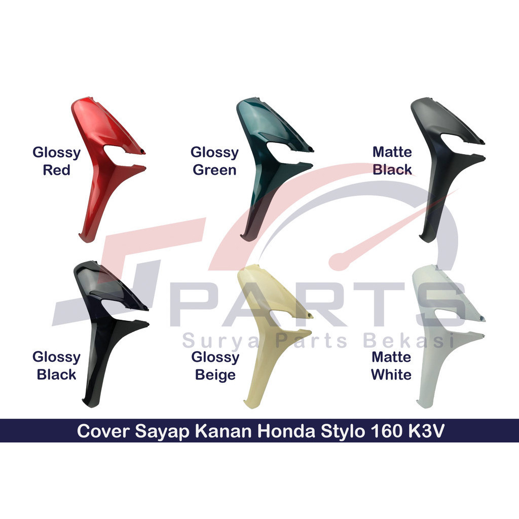 Jual Cover Sayap Kanan Sayap Depan Kanan Honda Stylo 160 K3V Original ...