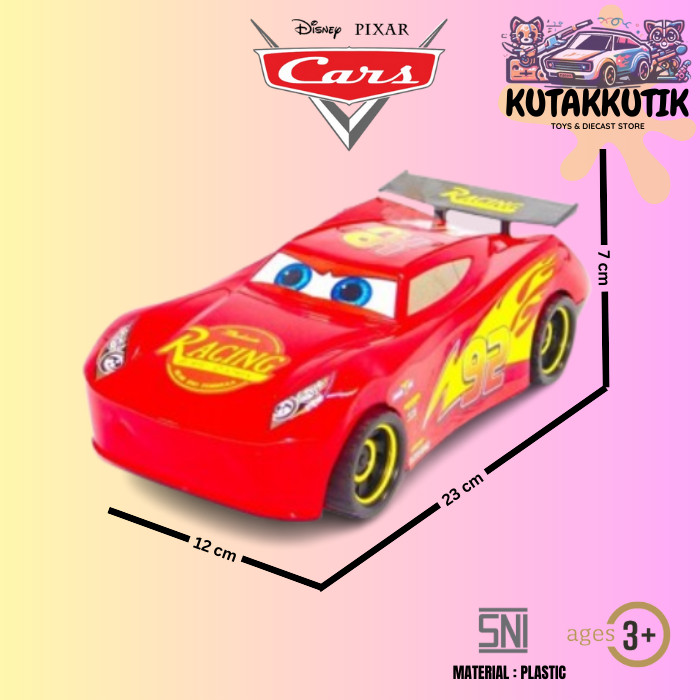 Jual Mainan Anak Mobil Balap Disney Pixar Cars Lightning Mcqueen No 92 ...