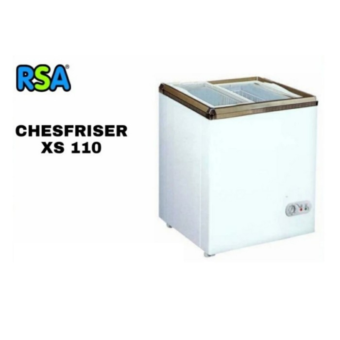 Jual RSA XS 110 CHEST FREEZER BOX SLIDING LEMARI PEMBEKU BY GEA ...