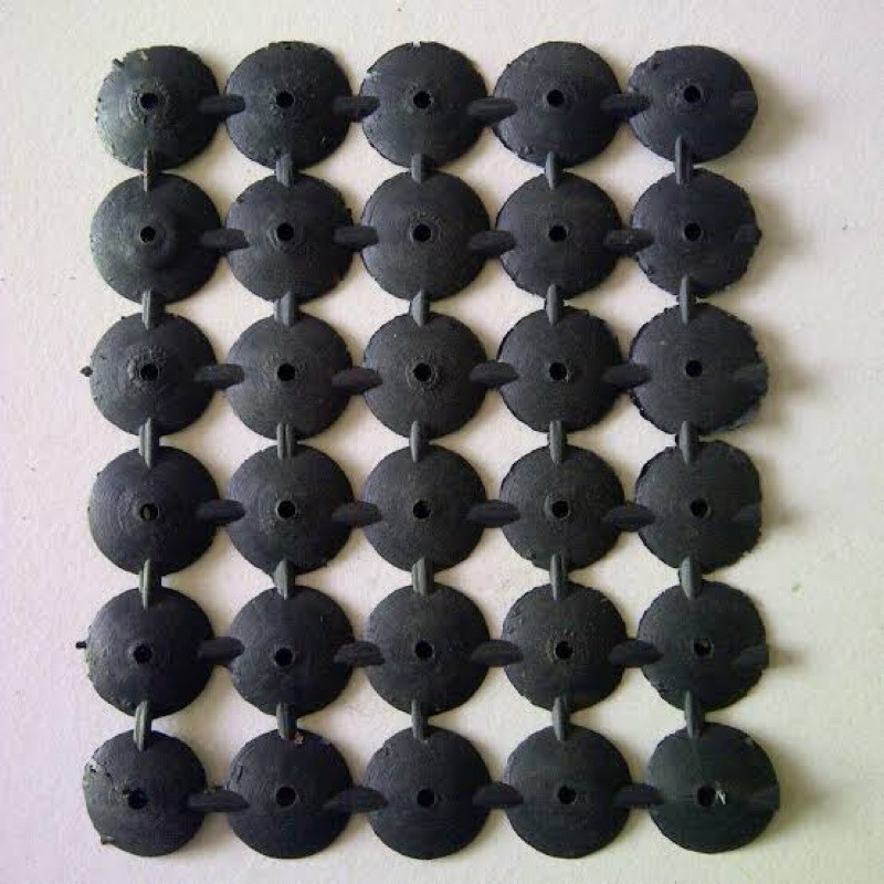 Jual KARET PAKU PAYUNG HITAM ISI 30 pcs karet paku payung lembaran ...