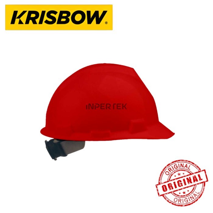 Jual Helmet Proyek Brim Front KRISBOW SRH10R Red Safety Helm Head ...