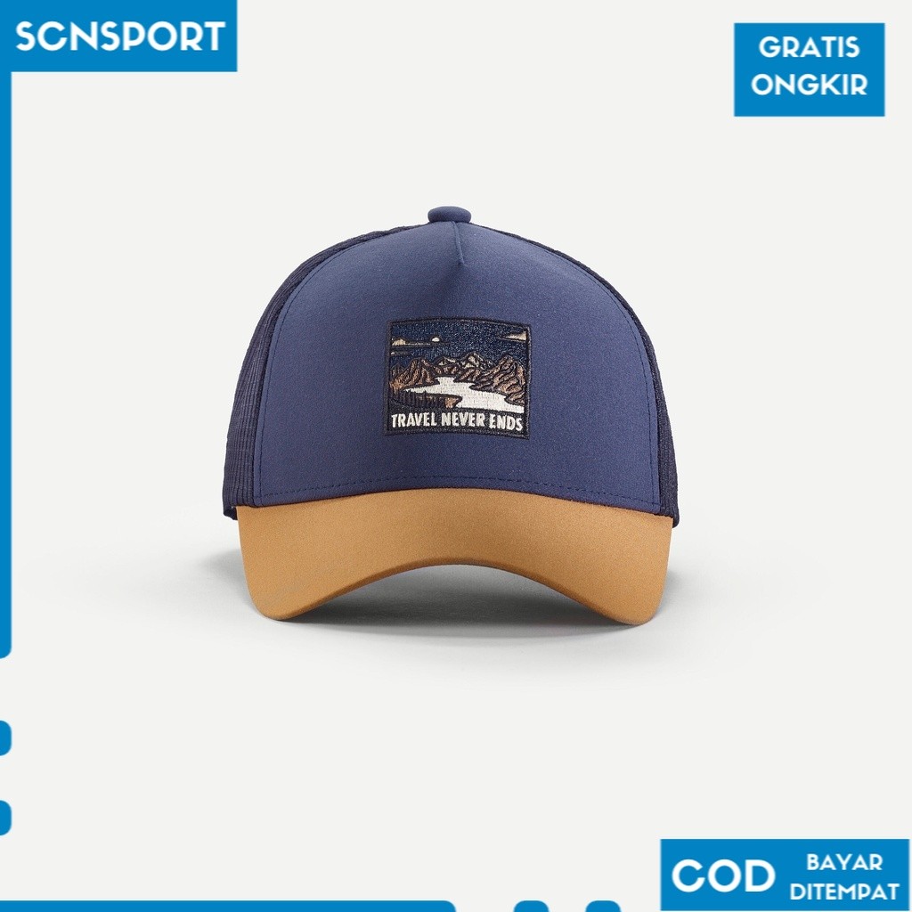 Jual FORCLAZ TOPI TRUCKER TRAVEL 500 BIRU GELAP 8788360 SP1 | Shopee ...