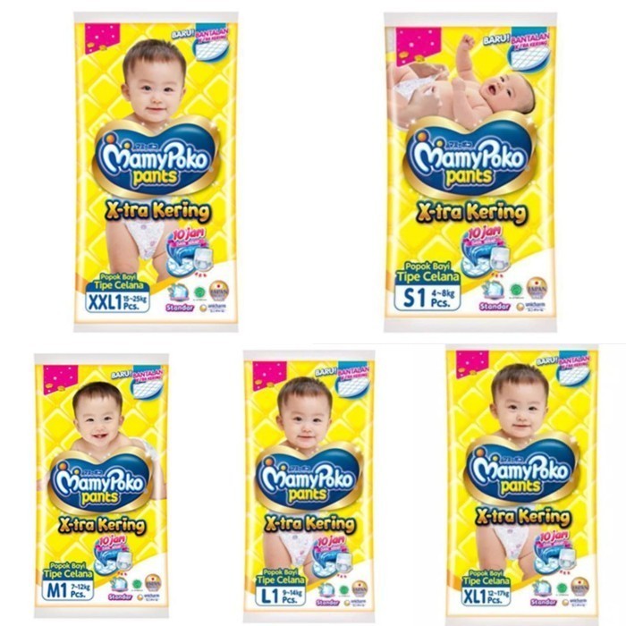 Jual MAMY POKO PAMPERS UKURAN S,M,L,XL,XXL | Shopee Indonesia