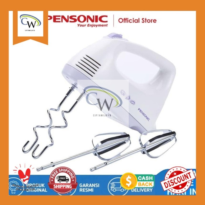 Jual Hand Mixer Pensonic PM-163 Mixer Tangan Pensonic 5 Kecepatan ...